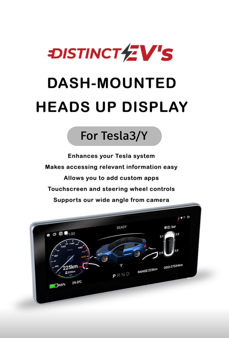 Tesla Model 3/Y Touch Screen Heads Up Display | Waze, Apple CarPlay & More!